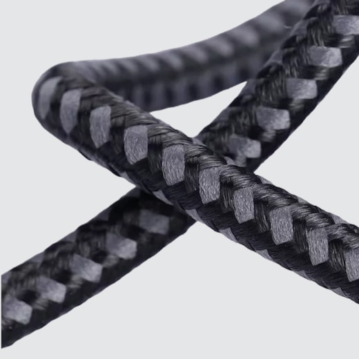 Cabo Nylon Deluxe Type-C / Type-C 1.20m branco - Loft Design