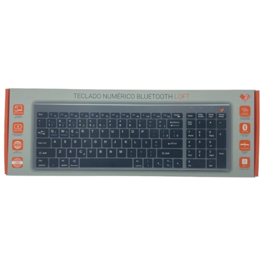 Teclado Numérico Bluetooth Loft Loft Design